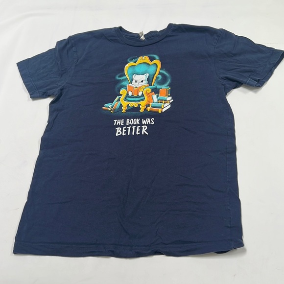 Teeturtle | Shirts & Tops | Teeturtle Navy Blue Stamped Short Sleeve ...